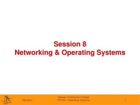 Ppt Session 8 Networking And Operating Systems Powerpoint Presentation