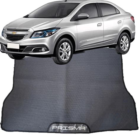 TAPETE EMBORRACHADO PARA PORTA MALA MALAS ESPECIFICO DO CARRO CHEVROLET PRISMA Shopee Brasil