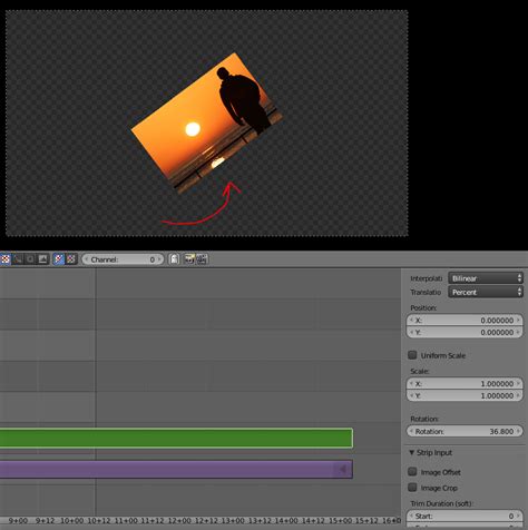 Video Sequence Editor Vse I Need To Rotate Image With Arbitrary