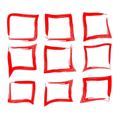 Hand Drawn Square Box Illustration In Doodle Style 11424487 Vector Art At Vecteezy
