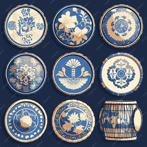 Premium Vector Vietnamese Dong Son Drum Patterns With Intricate Designs