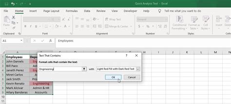 How To Use The Quick Analysis Tool In Excel