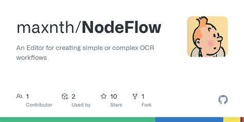 GitHub Maxnth NodeFlow An Editor For Creating Simple Or Complex OCR Workflows