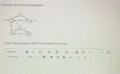 Solved Consider The Following Diagram Create The Equivalent Chegg Com