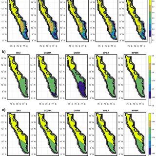 Contour Plots Of Correlation Coefficient Between Observed IMD And Download Scientific Diagram