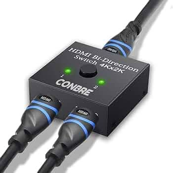 Conbre HDX HDMI Switch Splitter Port Bi Directional Manual HDMI Switch In Out Or In