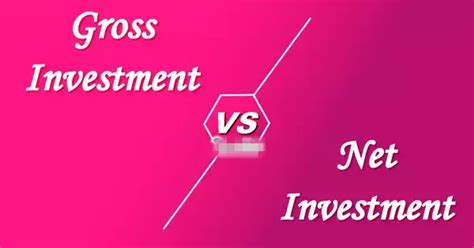 Difference Between Gross Investment And Net Investment Assignment Point