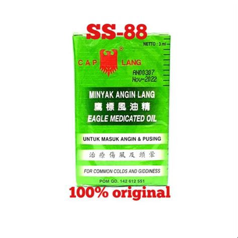 Jual Minyak Angin Cap Lang ~ 3ml Shopee Indonesia