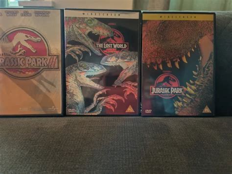Jurassic Park Collectors Edition Widescreen Dvd Set First 3 Films £799 Picclick Uk