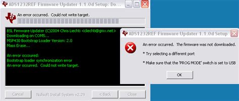 Ads1232ref Evaluation Kit Firmware Download Fail Data Converters
