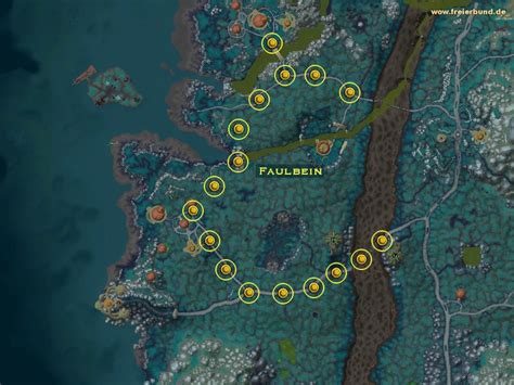 Faulbein Monster Map And Guide Freier Bund World Of Warcraft