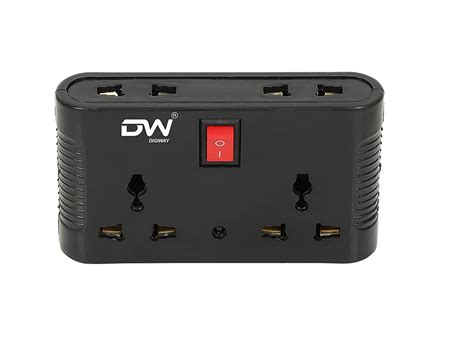 Buy Digiway 3 Pin Multi Plug Point Cordless Wall Socket Extension Board Universal Sockets And