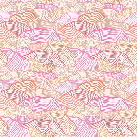 Premium Vector Seamless Pattern With Wavy Scale Texture