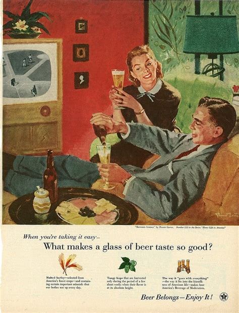Baseball And Beer A Classic Combo Vintage Beer Ads For Women Popsugar Love And Sex Photo 20