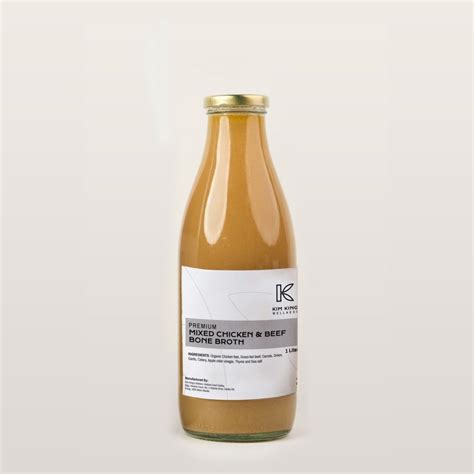 Premium Chicken And Beef Broth Kim King Wellness