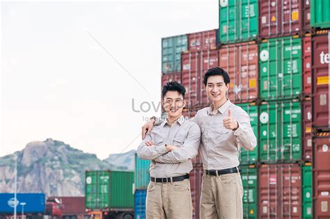 Port Container Logistics Male Workers Like Picture And Hd Photos Free