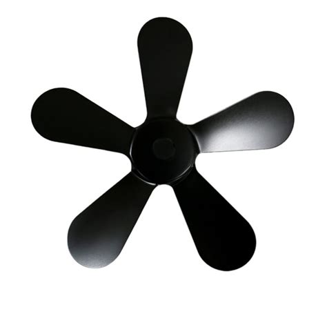 5 Blade Heat Powered Wood Stove Eco Fan Temperatur Grandado