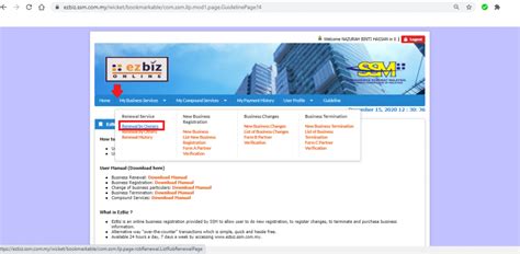 Cara Renew SSM Online Portal EzBiz Atau Di Kaunter Bank Rakyat BSN