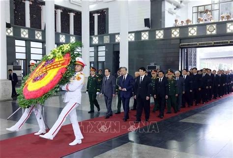 阮决大将追悼会和吊唁仪式以国葬规格隆重举行 Vietnam Vietnamplus