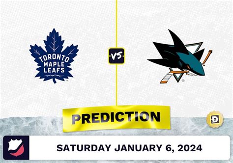 Toronto Maple Leafs Vs San Jose Sharks Prediction Odds Nhl Picks 1