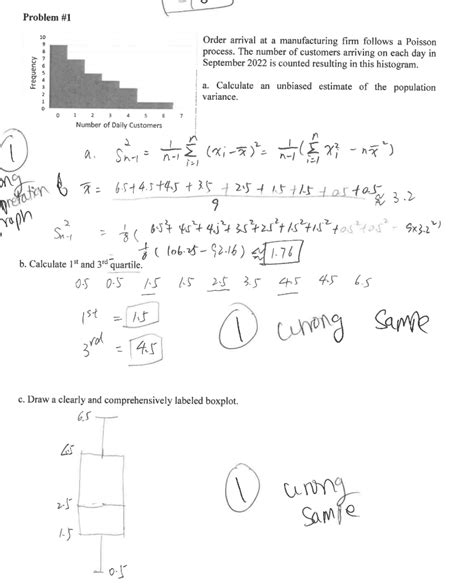 Solved Problem 1 Order Arrival At A Manufacturing Firm Chegg