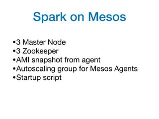 Running Spark On Mesos PPT
