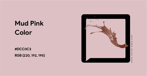 Mud Pink Color Hex Code Is Dcc0c3