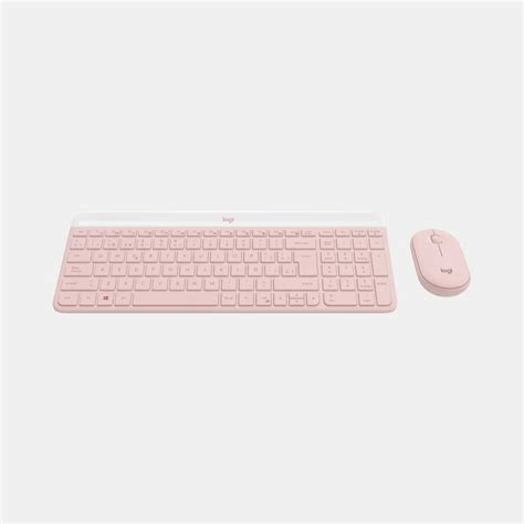 Combo Logitech Mk470 Teclado Mouse Wireless Rose Spanish Templo