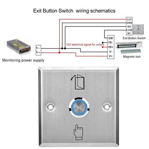 Wiring Diagram For Press To Exit Button