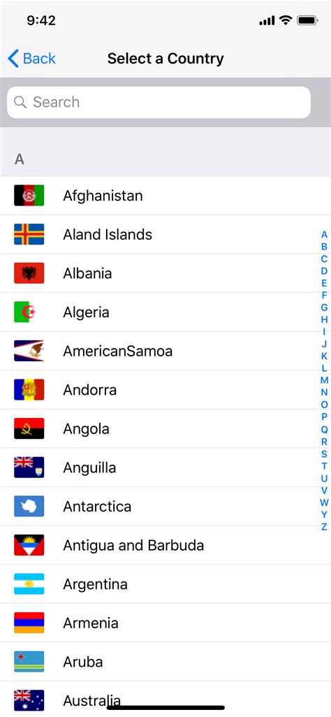 Github Kizitonwose Countrypickerview A Simple Customizable View For Efficiently Collecting