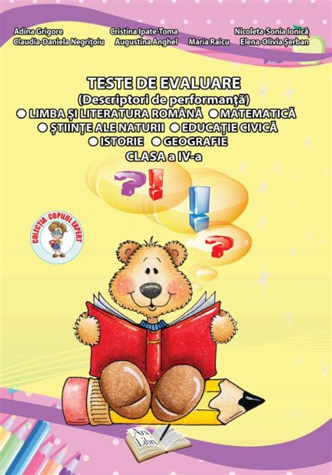Teste De Evaluare Clasa PDF Autor A Grigore C Ipate Toma C D Negritoiu A Anghel N