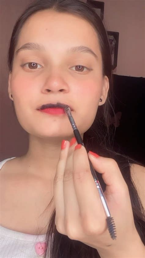 Viral Lipstick Hack Viral Makeup Beutyhack Hack Viralhacks Yt