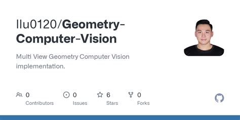 Github Llu0120geometry Computer Vision Multi View Geometry Computer