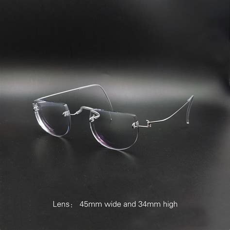 Handcrafted Stainless Steel Eyeglasses Yujo Unisex Custom Lens