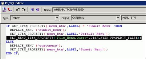 Managing Oracle Forms Menu Modules Managing Oracle Forms Menu Modules