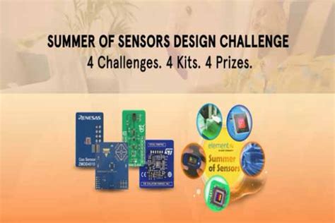 Element14 Announces Winners Of The Summer Of Sensors Design Challenges