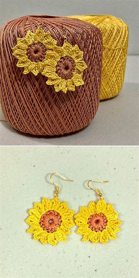 16 Beautiful Crochet Earrings Free Patterns Crochet Jewelry Crochet