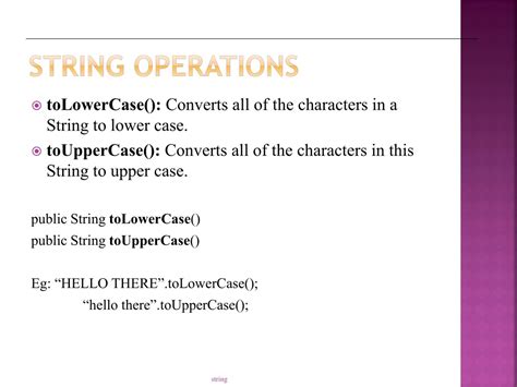 PPT String Class In Java PowerPoint Presentation Free Download ID 9183098