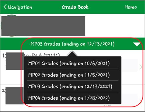 Viewing Your Report Card Or Grades On Studentvue Mobile App Cps Help Desk