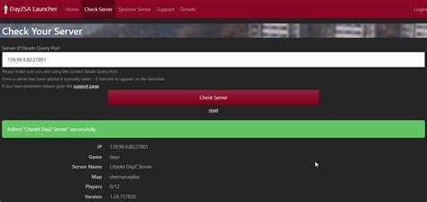 How To Add Your Dayz Server To The Dzsa Launcher Knowledgebase Citadel Servers