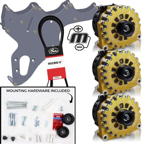 Brands Mechman Alternators Triple Alternator Bracket With Alt Combo Kit Page 1 Amped Up