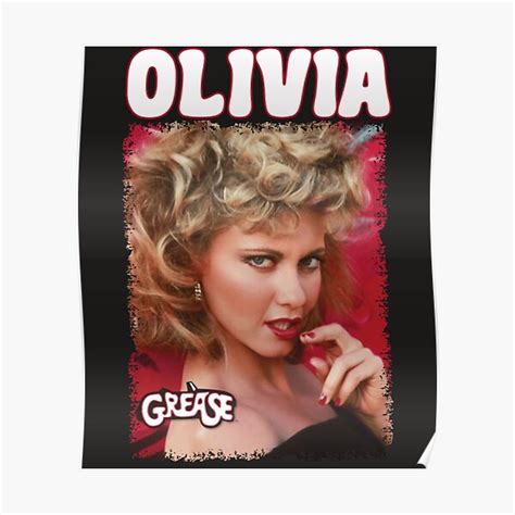 Rip Olivia Newton John Poster For Sale By Miriambrayan Redbubble