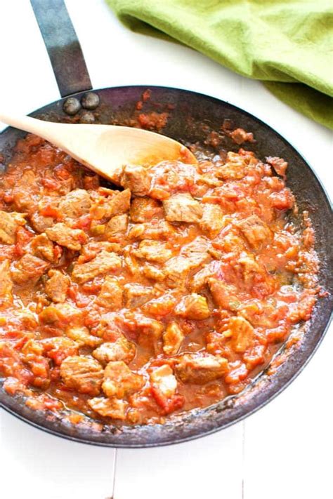 Mexican Pork Stew Puerco En Salsa Roja Kitchen Gidget