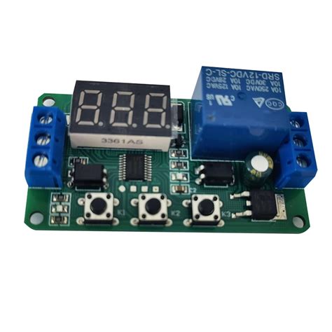 12v Led Pantalla Automatización Digital Delay Temporizador Interruptor