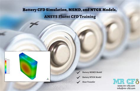 Battery Cfd Simulation Msmd And Ntgk Models Ansys Fluent