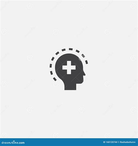 Pictogram Op Basis Van Geestelijke Gezondheid Eenvoudig Teken Vector