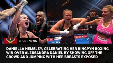 Kingpyn Boxing Highlights Daniella Hemsley Stuns The Crowd With A Jaw Dropping Expression