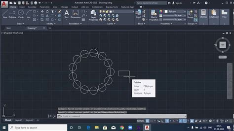 Array Command In Autocad Youtube