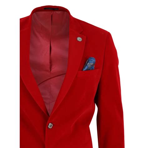 Men Velvet Blazer Jacket 2 Button Dinner Formal Truclothing