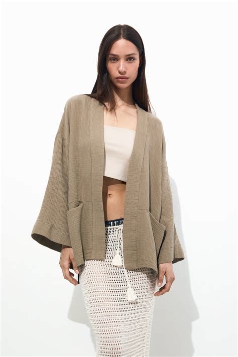 Crepe Kimono Pullandbear